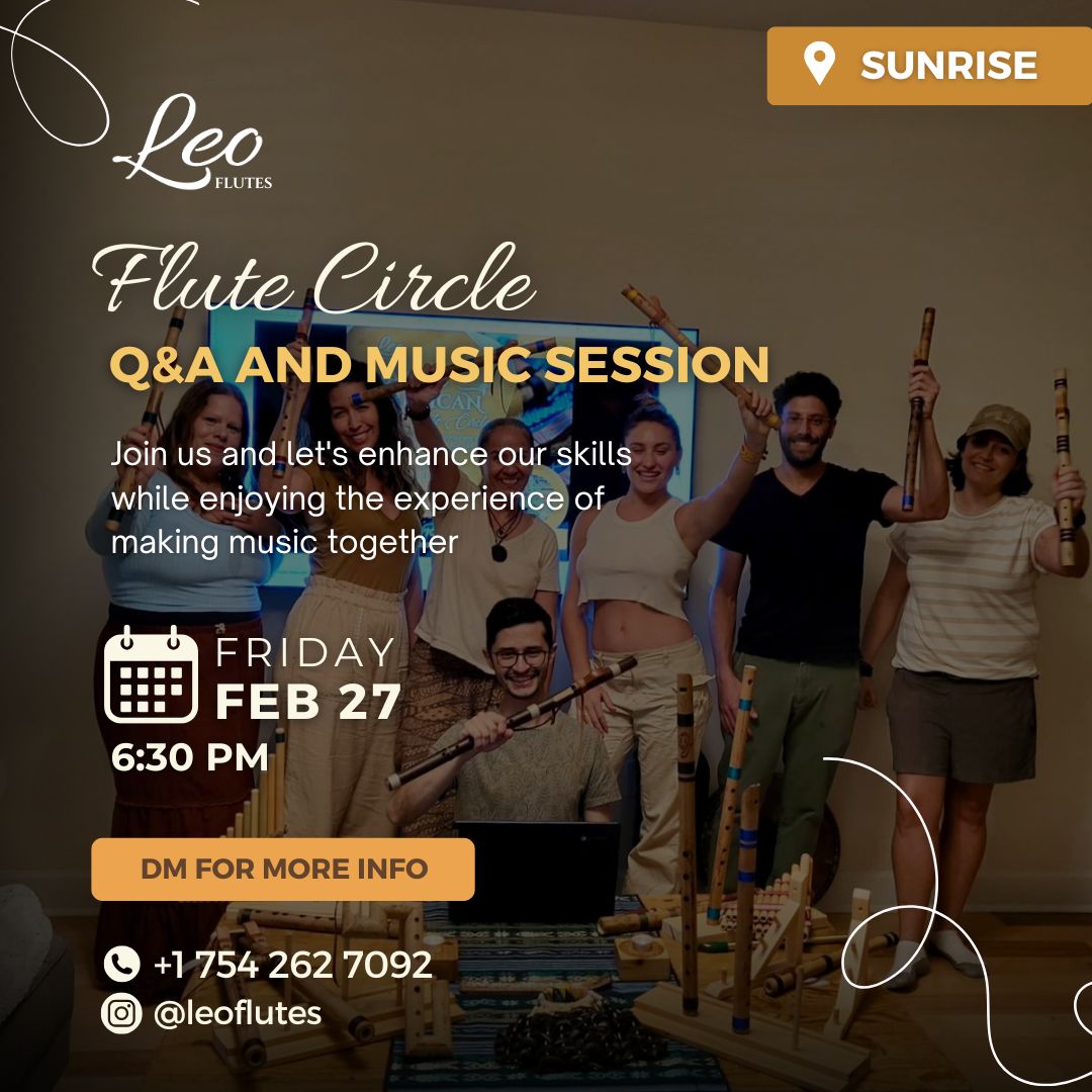 Flute Circle - Shared Music experience – Leo Flutes